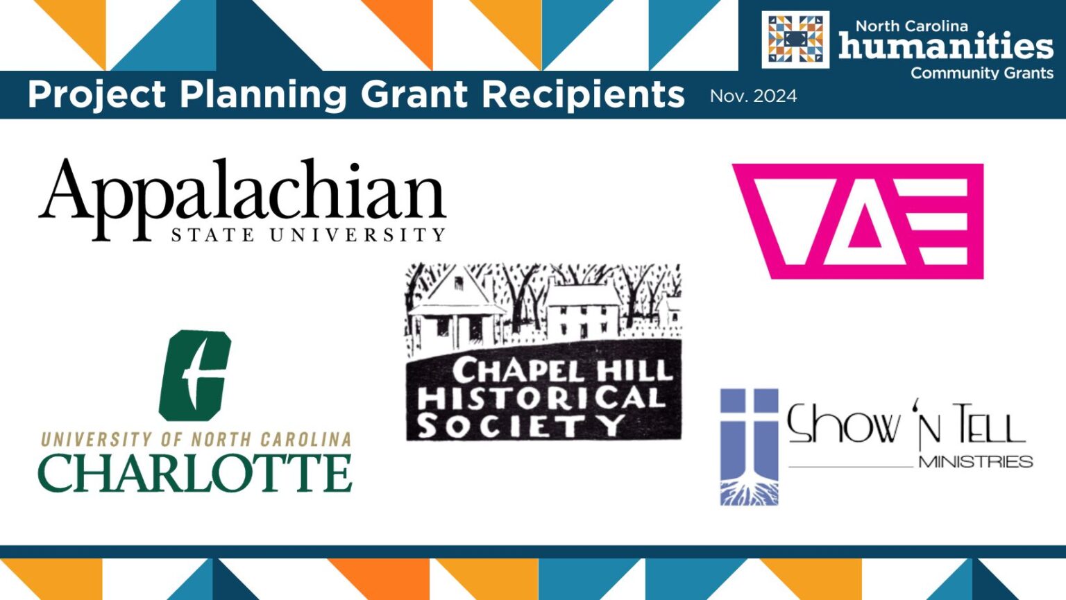 NC Humanities Awards Over $8,000 for Future Humanities Projects – North Carolina Humanities